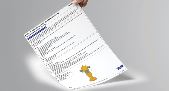 Fiches techniques poteaux - AVK France